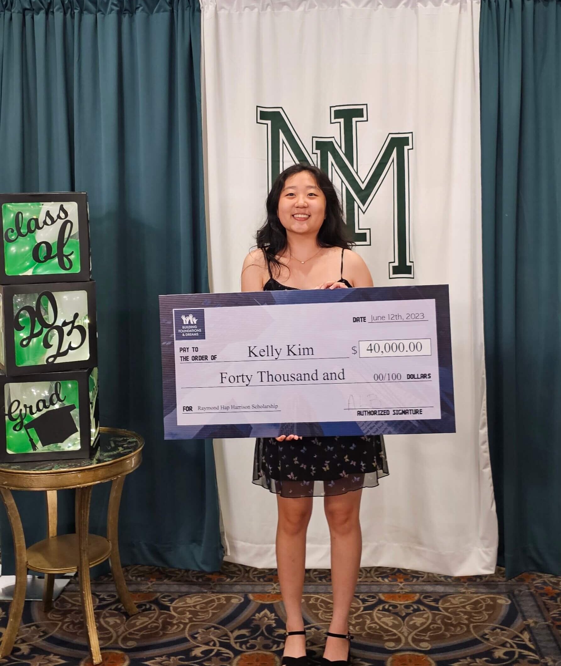 Kelly Kim Receives the 2023 Raymond “Hap” Harrison Scholarship - Adam ...